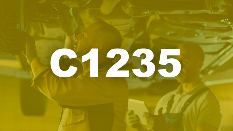 Código C1235 [OBD2] | Descripción, Causas y Soluciones